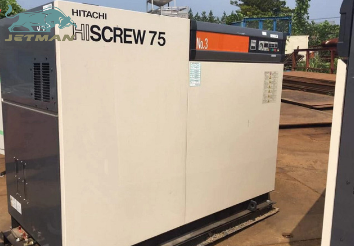 ĐÁNH GIÁ chi tiết máy nén khí Hitachi Hiscrew 75